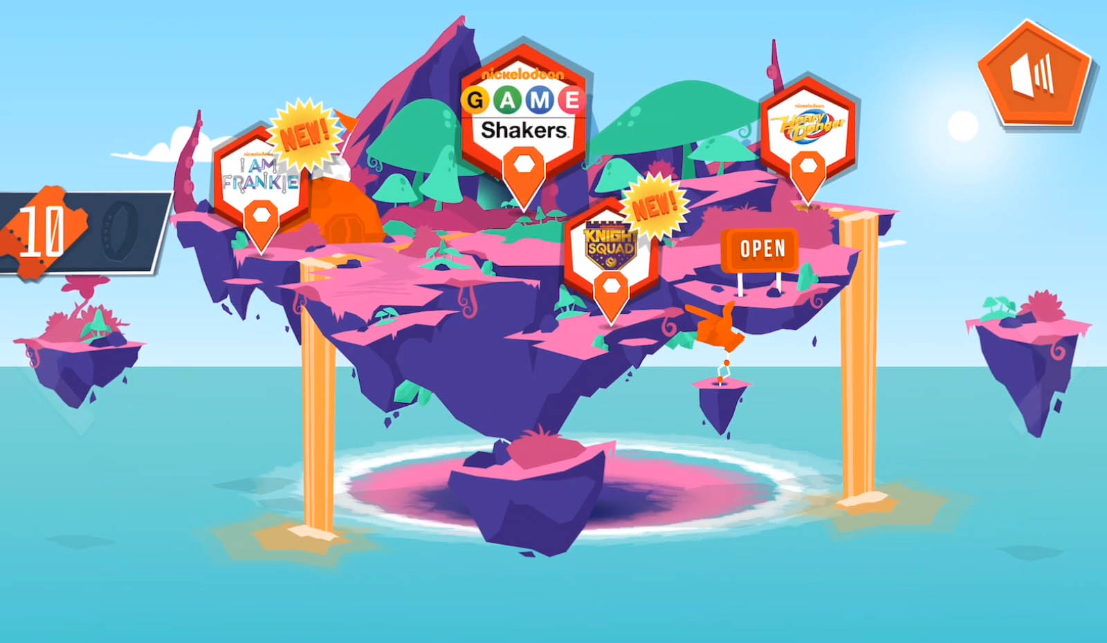 Infinity Islands – Alien Asteroid Island – Peg Digital